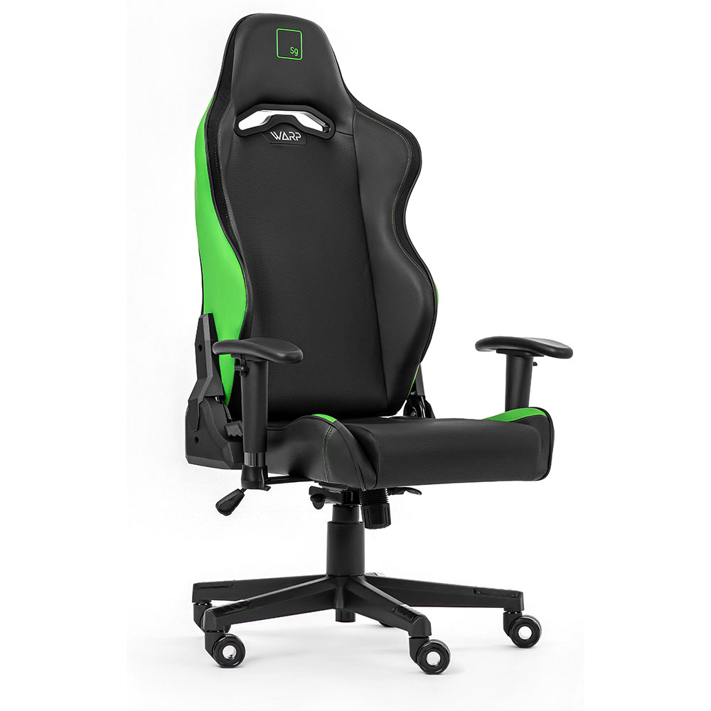 Shop WARP Sg Series Ergonomic Gaming Chair - Green Black