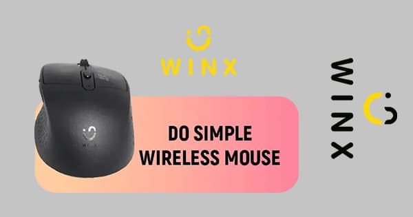 WINX DO Simple Wireless Mouse - Effortless Connectivity & Ergonomic Design