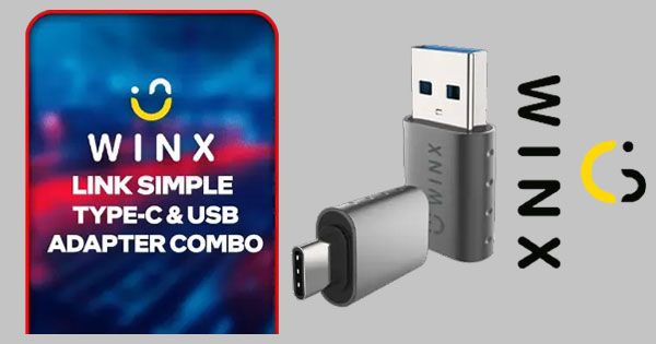 WINX LINK WX-AD105 Type-C & USB Adapter Combo - Portable Adapter | Evetech