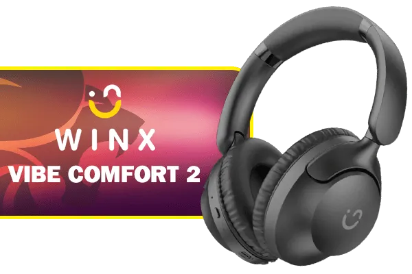 Winx Vibe Comfort 2 Over-Ear Wireless Headphones | Premium Sound & Comfort