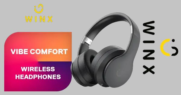 Winx VIBE Comfort Wireless Headphones - Premium Sound & Ultimate Comfort