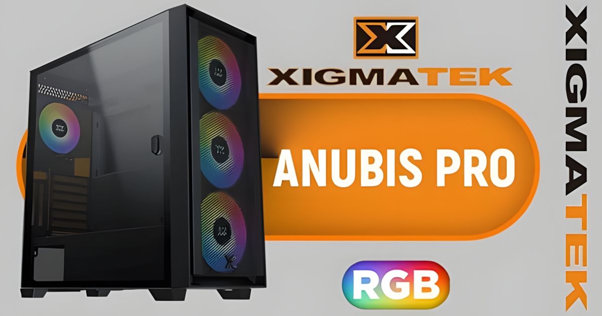 Xigmatek Anubis Pro Mid Tower Case — E-ATX, ARGB Fans