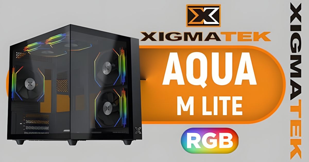 Xigmatek Aqua M Lite EN44410 Gaming Case – M-ATX / Mini-ITX
