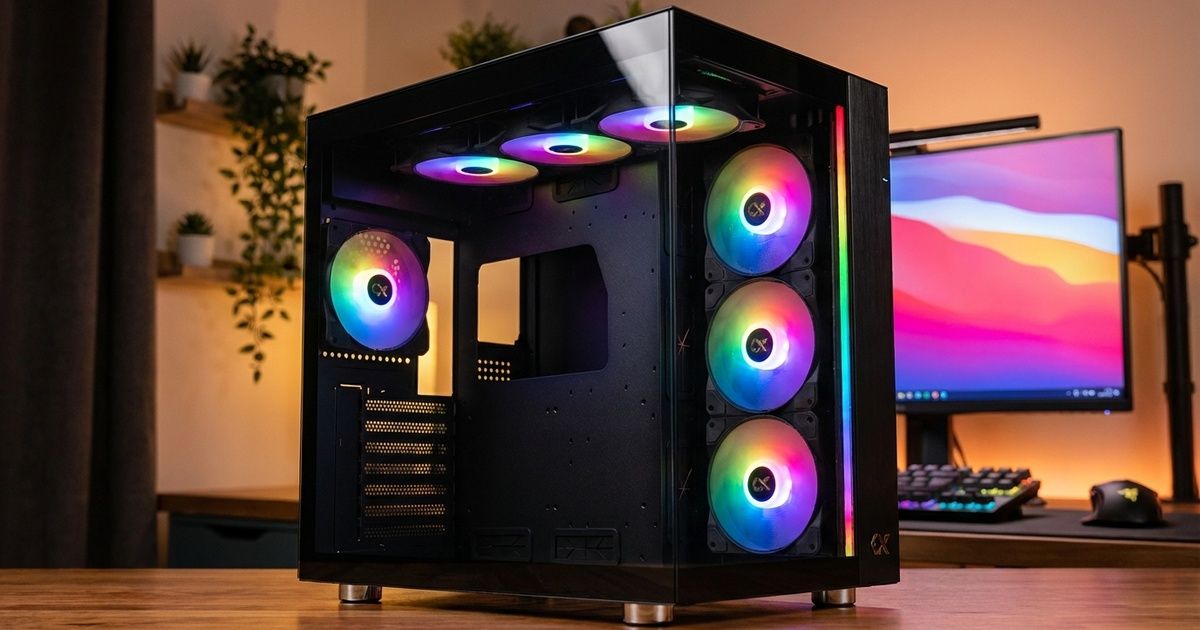 Xigmatek Aqua Ultra Air Mid-Tower Case — ARGB, E-ATX, 430mm GPU | Evetech