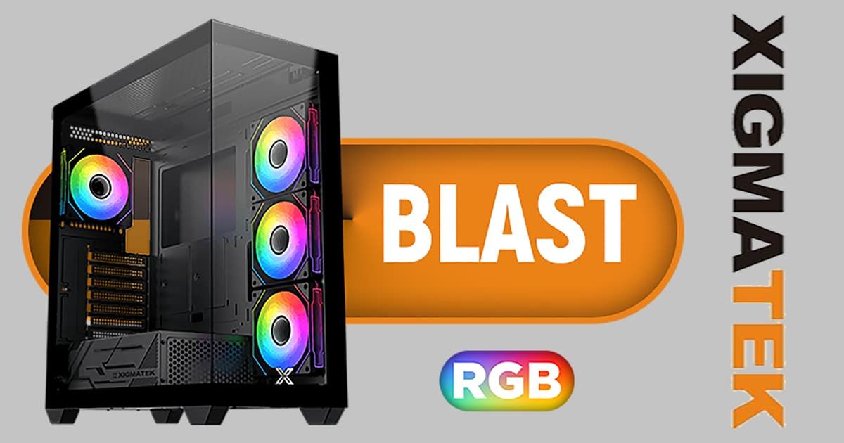Xigmatek Blast RGB EN46353 E-ATX Mid Tower Gaming Case