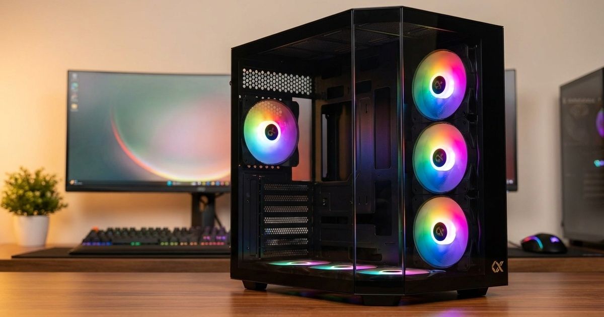 Xigmatek Cubi II Gaming Case EN45486 — 7 ARGB, USB-C | Evetech