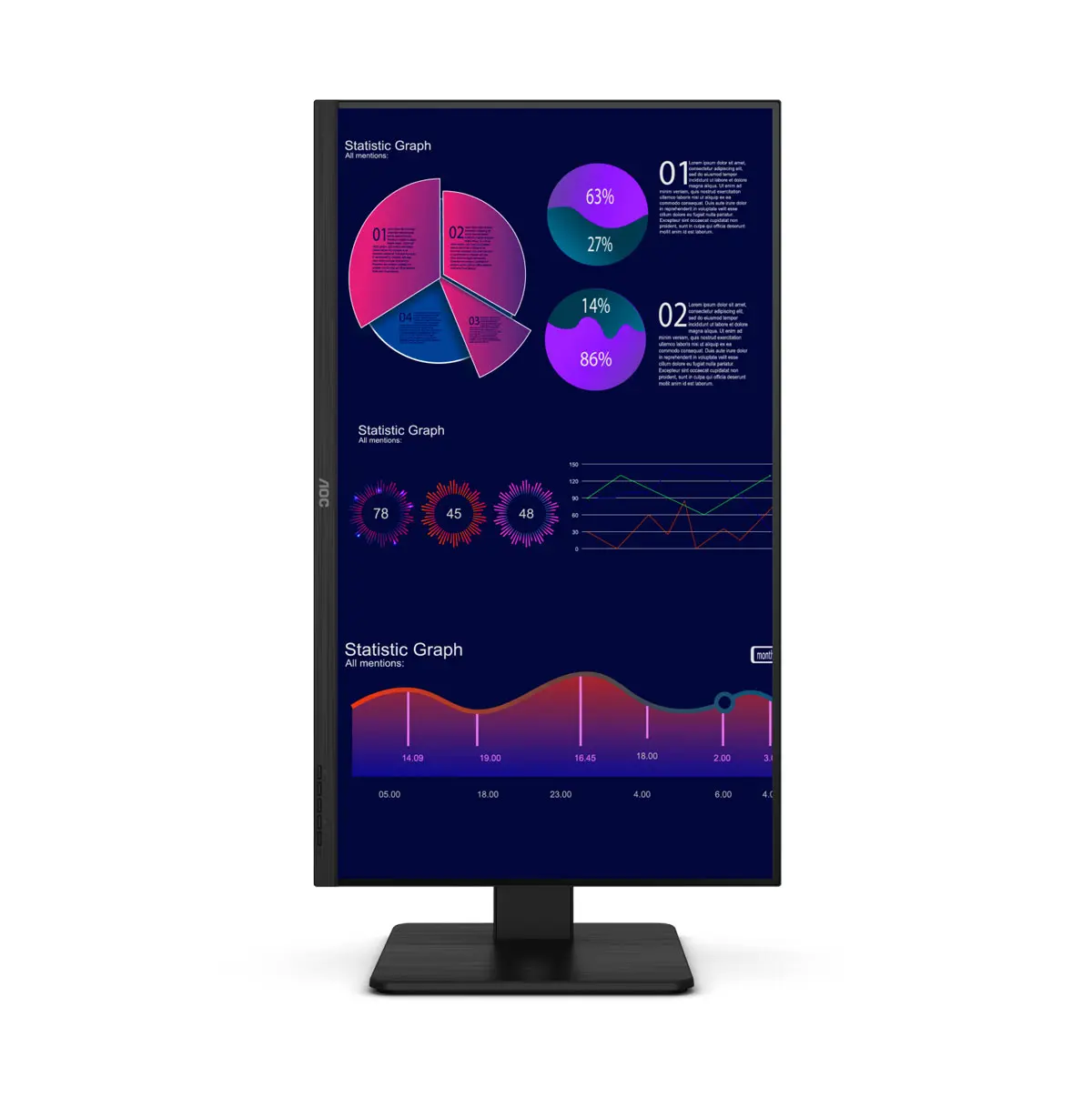 AOC U32P2C 32" 4K UHD Monitor - Best Deal - South Africa