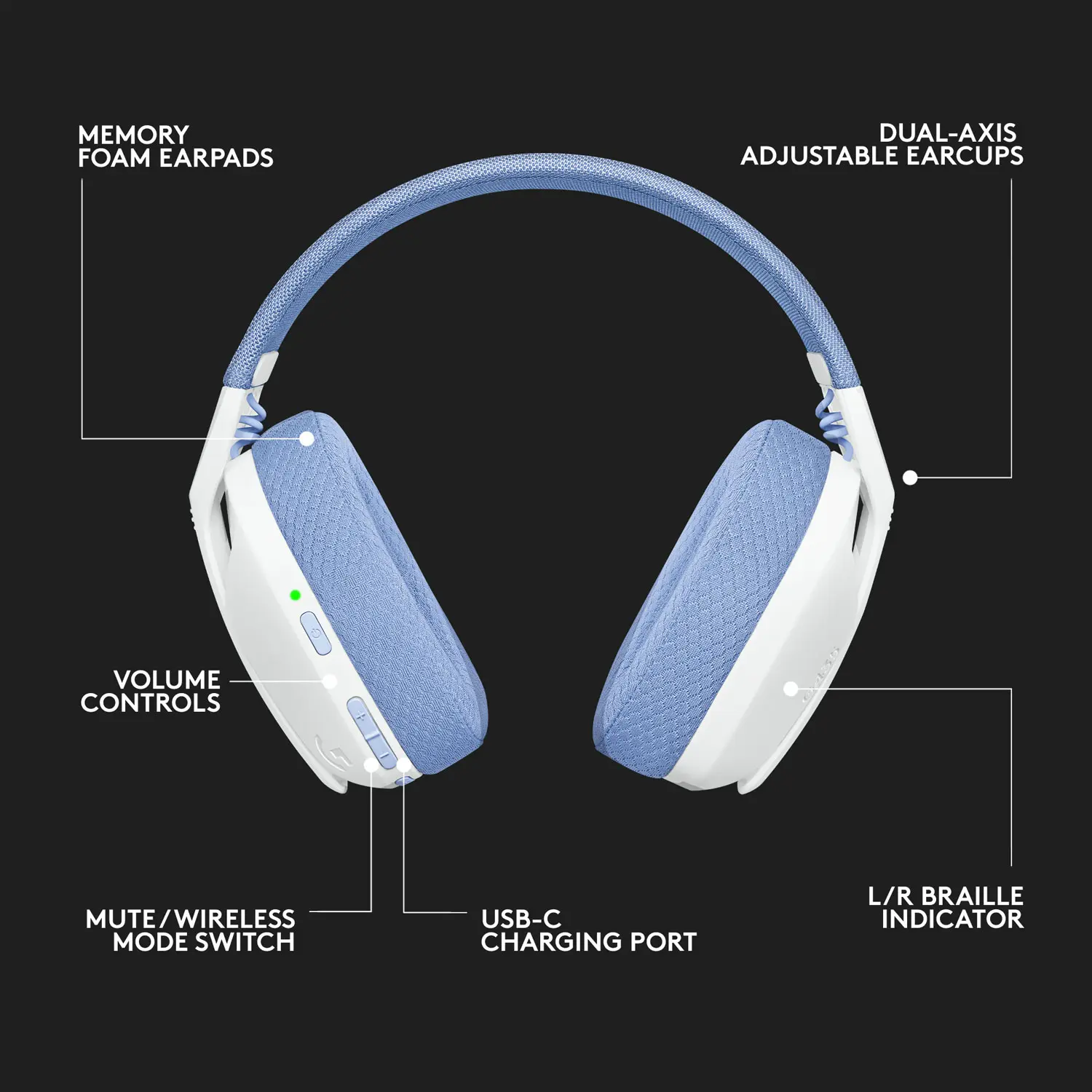 Logitech G435 Bluetooth Wireless Gaming Headset - White | Ultimate ...