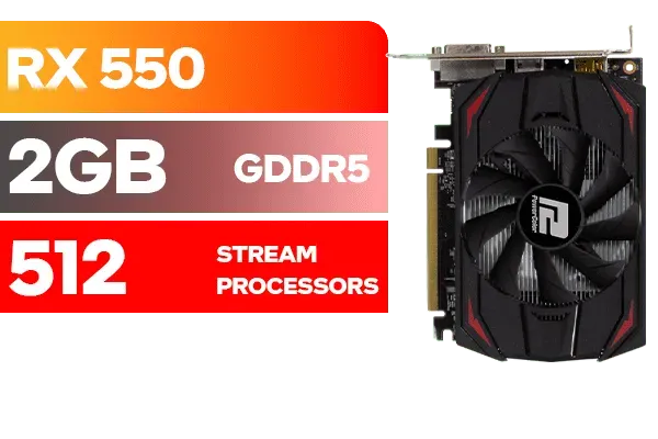 AMD Radeon RX 550 2GB GDDR5 Graphics Card - Affordable Power | Evetech