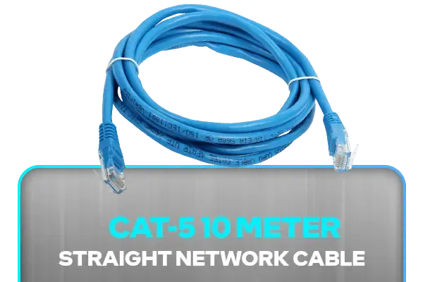 High-Quality CAT-5 10 Meter Straight Network Cable - Reliable Connectivity
