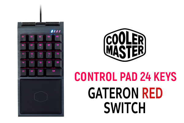 Cooler Master Control Pad - 24 Keys Gateron Red Switch | Enhance Your ...