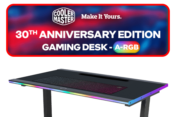 Cooler Master GD120 ARGB Gaming Desk - Sleek & Functional Gaming Setup ...