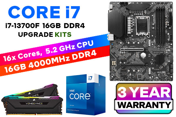 Core i7 13700F PRO Z690-P 16GB RGB 4000MHz Upgrade Kit