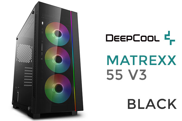 DeepCool MATREXX 55 V3 ADD-RGB 3F PC Case - Black - Best Deal - South ...