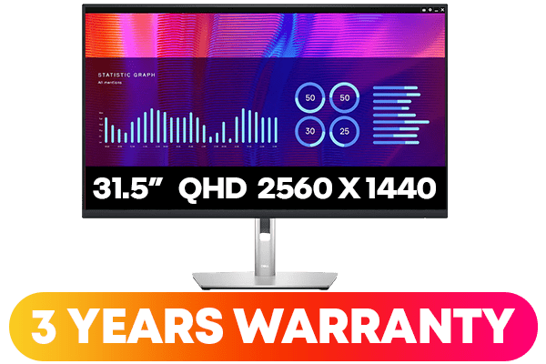 Dell P3223DE QHD Monitor - Ultra HD Visual Experience for Home and Office