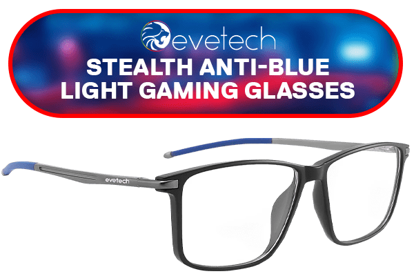 Evetech Stealth Gaming Glasses - Blue
