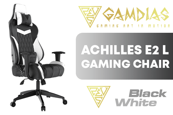 Buy Gamdias Achilles E2 L Gaming Chair - Black & White Design for ...