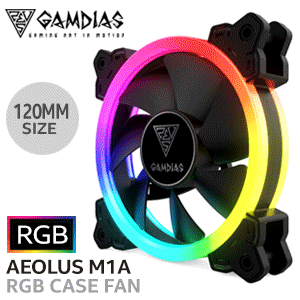 Gamdias Aeolus M1A 120mm RGB Case Fan - Best Deal - South Africa