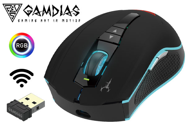 Gamdias Hades M1 Wireless Gaming Mouse - Best Deal - South Africa | Evetech