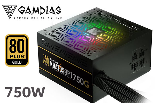 Gamdias KRATOS P1-750G RGB 750W Modular Power Supply - Best Deal ...