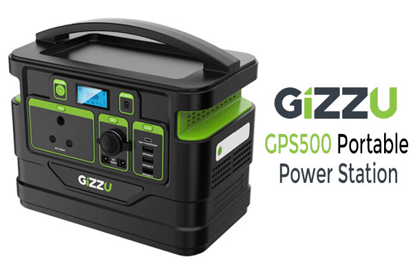 GIZZU 518Wh Portable Power Station - Reliable Power Anytime, Anywhere