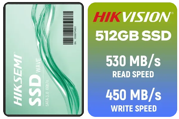Hikvision Wave Series 512GB SSD - High-Speed Storage Solution