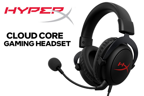 HyperX Cloud Core Wired Gaming Headset | Premium Comfort & Sound
