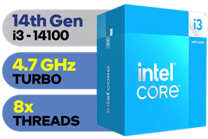 Intel 14th Gen Core i3 14100 Processor