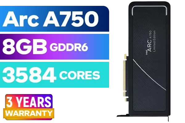 Buy Intel Arc A750 Limited Edition 8GB Graphics Card - High Performance & Gaming