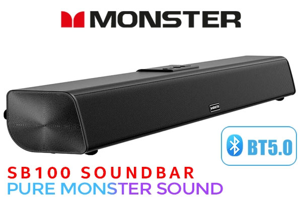 Monster SB100 Soundbar - Black - Best Deal - South Africa | Evetech