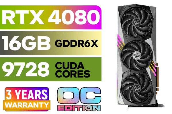 MSI GeForce RTX 4080 16GB GAMING X TRIO 16GB Graphics Card - Best Deal ...