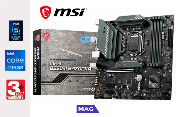 MSI MAG B560M BAZOOKA Intel Motherboard - Best Deal - South Africa