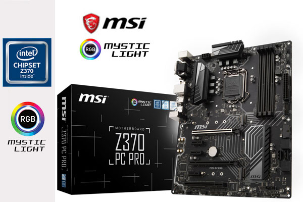 MSI Z370 PC Pro Intel Motherboard - Free Shipping - South Africa
