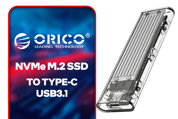ORICO NVMe M.2 SSD Enclosure - Silver - Best Deal - South Africa