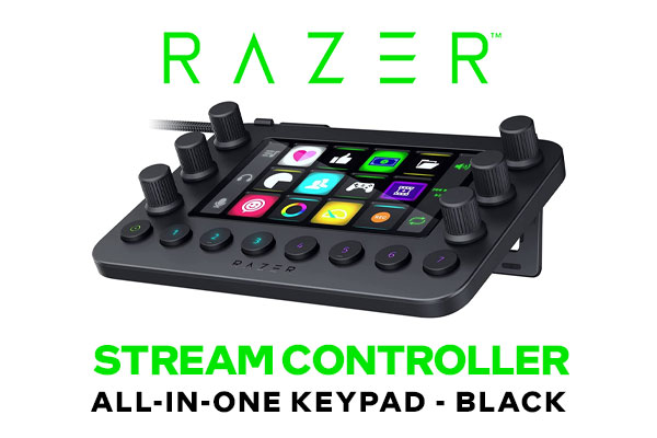 Razer Stream Controller All-in-One Keypad Black - Ultimate Streaming Tool