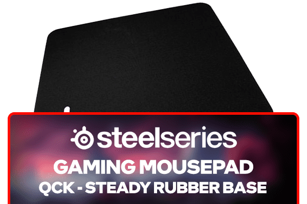 Steelseries QCK Gaming Mouse Pad Black | Evetech