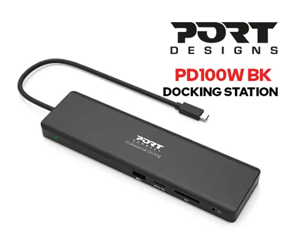 Port Designs PD100WS Docking Station - Fast & Efficient Connectivity