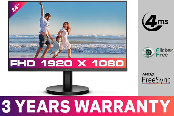 AOC 24B3HM Full HD LED Monitor - Stunning Clarity & Performance