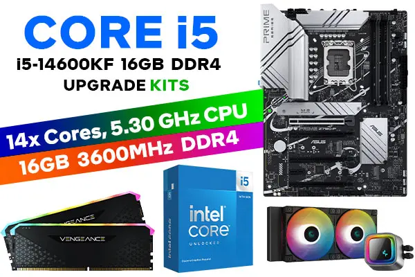 Core i5 14600KF Prime Z790-P D4 16GB RGB 3600MHz Upgrade Kit