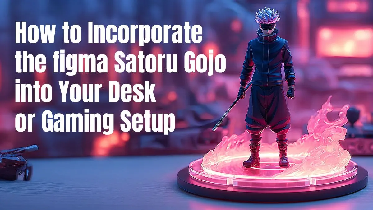 Gojo-Inspired Desk Setup