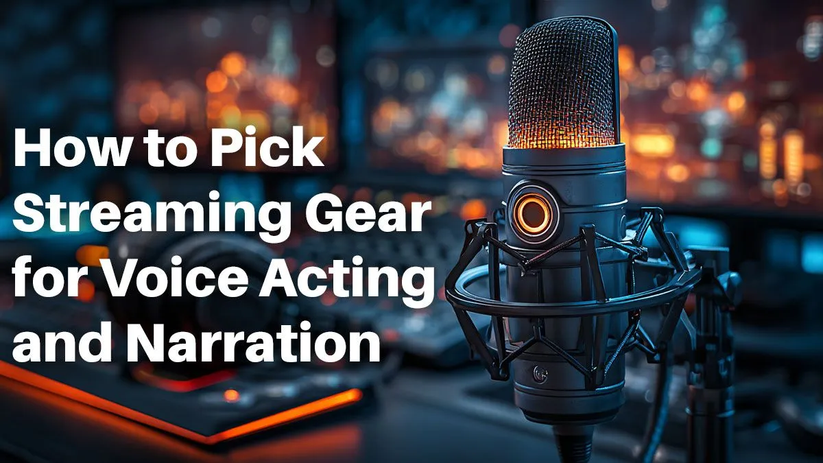 Voice Actor Streaming Setup