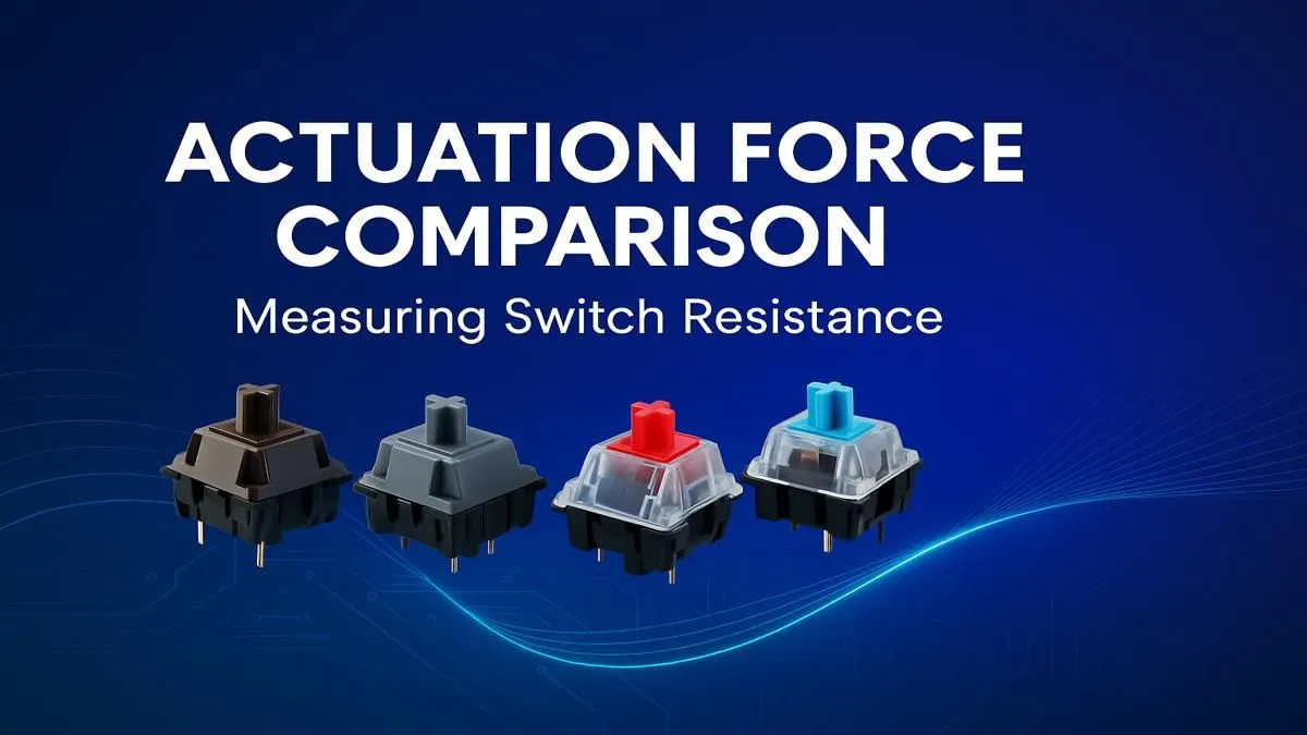 Actuation Force: Keyboard Switch Resistance Guide | Evetech