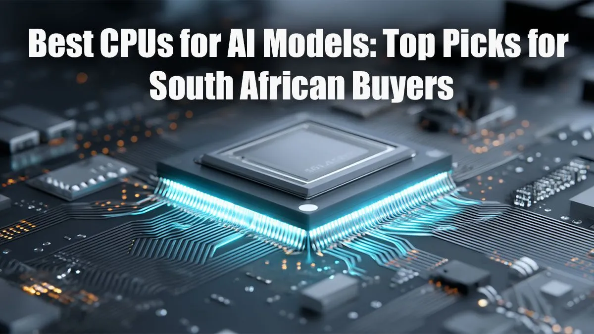 Top CPUs for AI Models