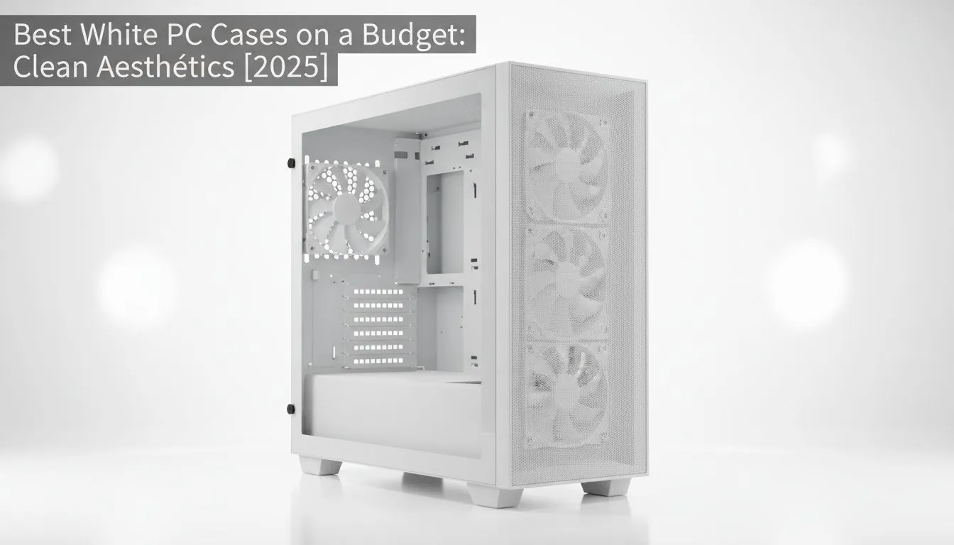 Budget White PC Cases with Clean Looks