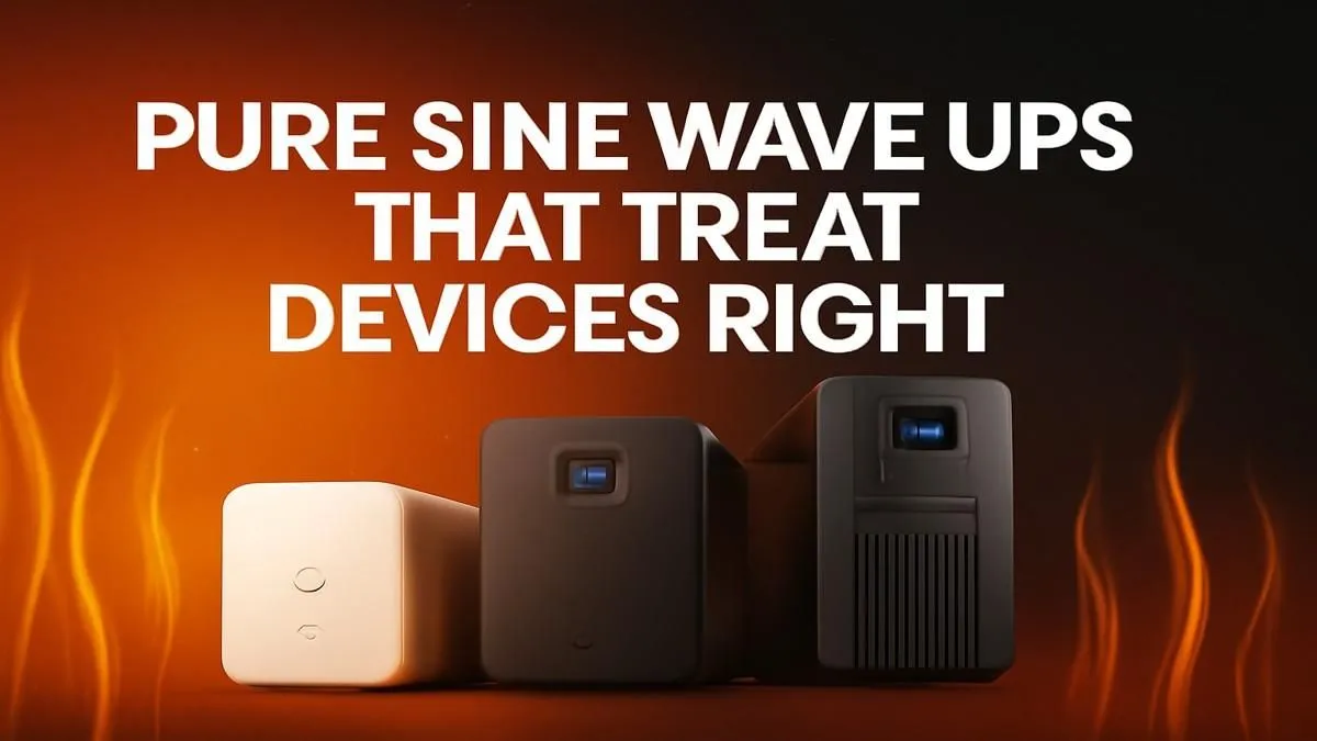 Pure Sine Wave UPS for Device Safety