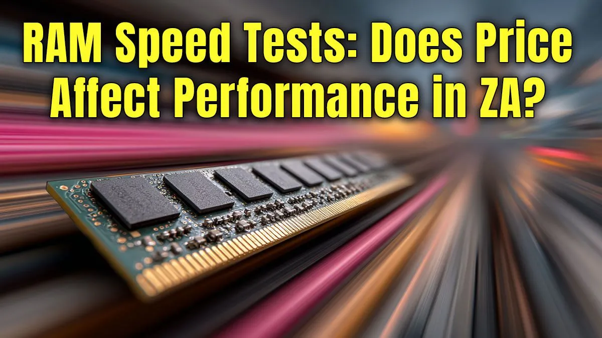 ZA RAM speed tests: price vs performance