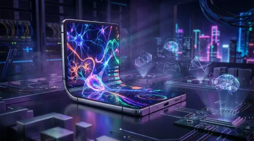 L-Shaped AMOLED Monitor, Maximum Aesthetic Impact