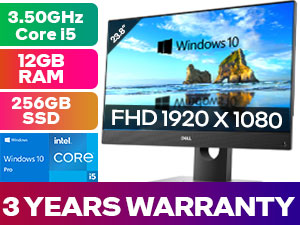 DELL OptiPlex 5490 AIO - 10th Gen Core i5 All-in-One PC | 12GB RAM