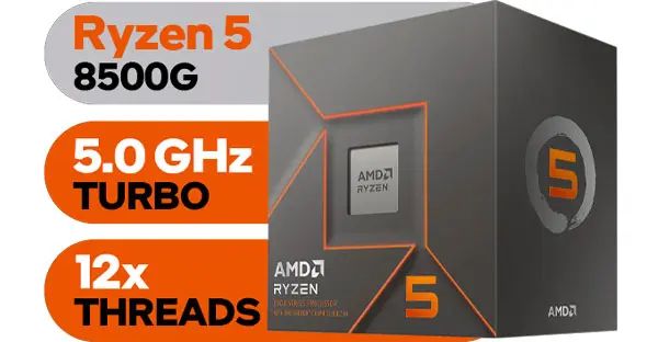 AMD Ryzen 5 8500G Processor - Powerful Performance for Gaming ...