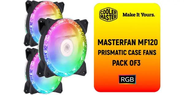 Cooler Master MasterFan MF120 Prismatic 3in1 Fan Pack - RGB Cooling ...